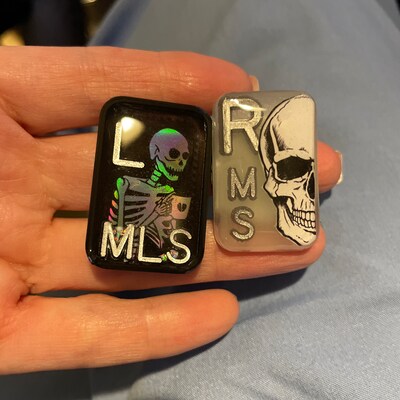 Holographic Skeleton X-ray Marker Set Coffee Xray Markers With Initials ...