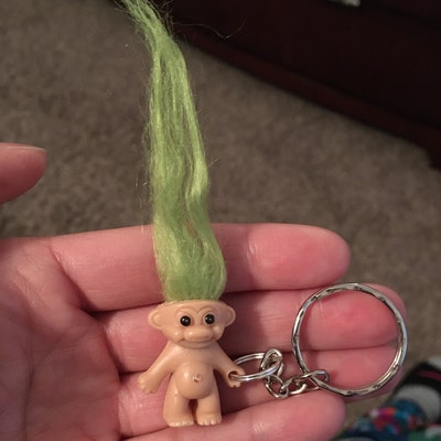 Troll Keyrings/keychains Emo Cute Goth Hip Kitty Cat Retro 80s 90s Fun ...
