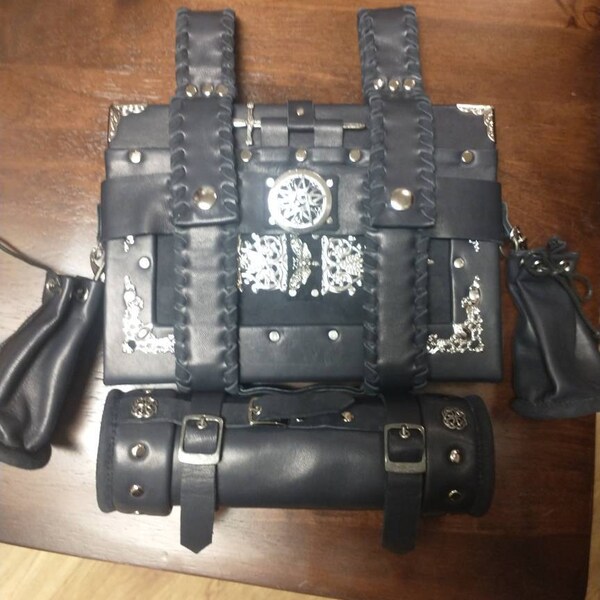 Alchemy Kit, Elixirs Kit, Raven Fantasy Wizard Accessories, LARP Bag ...