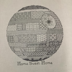 Death Star Blackwork Pattern (digital Download) - Etsy