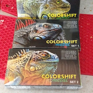 Set 3 Chameleon Paints - Brush and Airbrush Acrylic Color Shift Paints ...