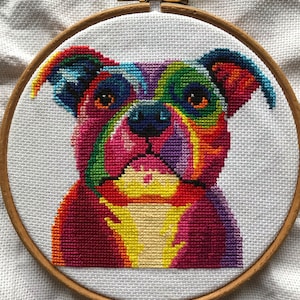 Rainbow Puffin Cross Stitch Pattern. Colorful Atlantic Puffin. - Etsy