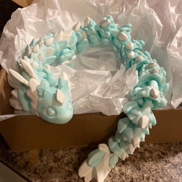 3D Printed Squid | Articulated Ocean Fidget Spinner Stress Relief Toy ...