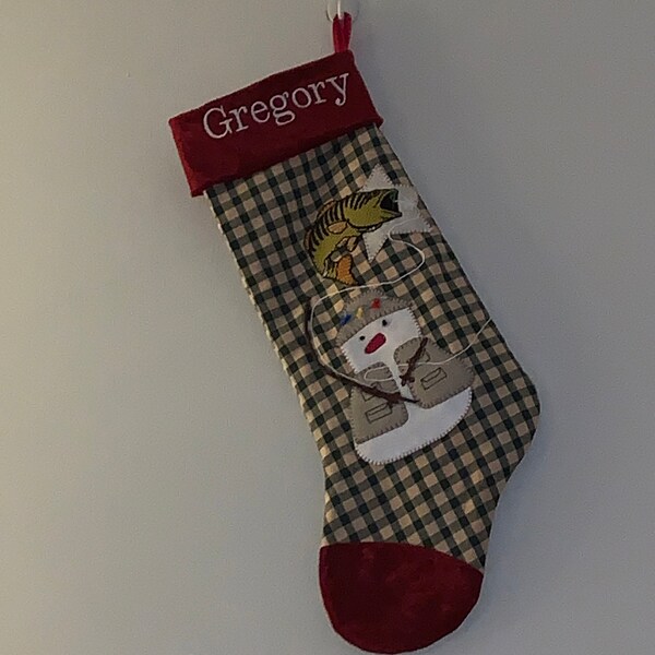 Biker Christmas Stocking * Motorcycle Christmas Stocking * Biker Gift ...