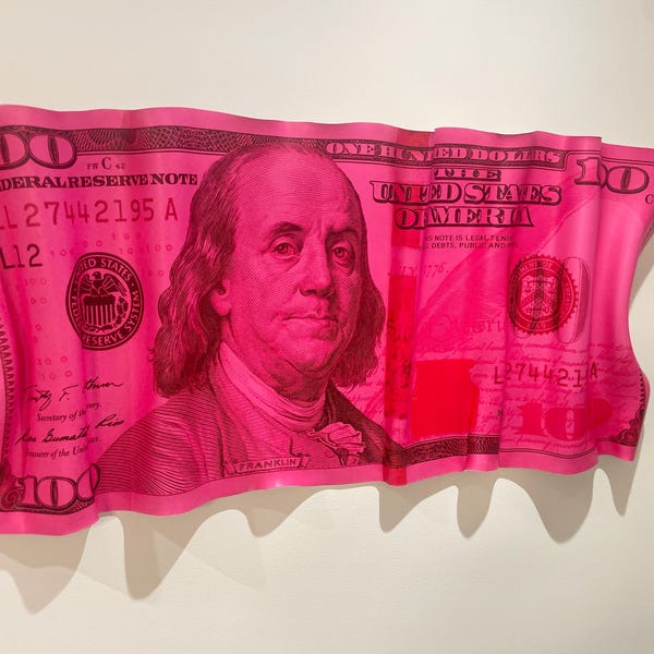 Money Art 3D Dollar Bill Sculpture - Etsy