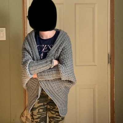 Crochet Pattern / Easy Cardigan From Rectangle / Beginner - Etsy