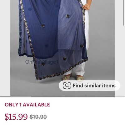 Women's White Embroidered Net Stole/ Dupatta, Bridal Fabric, Saree ...