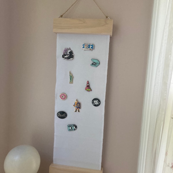 Mini Wall Hanging for Enamel Pin Display - Etsy