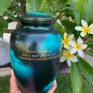 Leopard Print Cremation Urn Cheetah Print Cremation Urn | Etsy