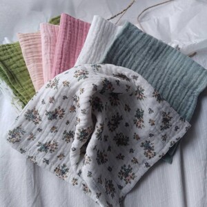 Thin Muslin Tea Towel, Organic Cotton Kitchen Towel, Double Gauze Hand ...