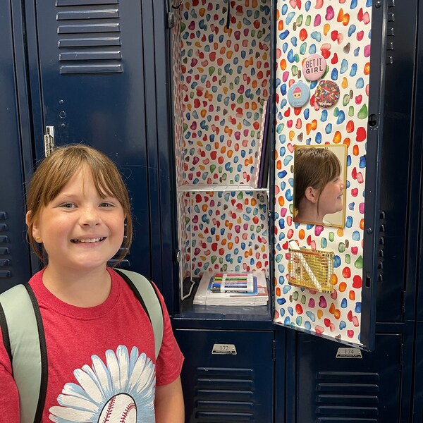 Magnetic Locker Wallpaper | SINGLE Panel | 12" by 36" Each | Chevron ...