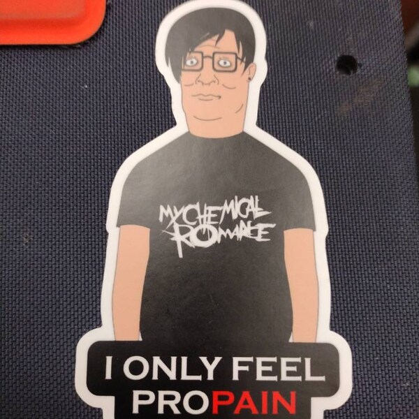 Emo Hank Hill Sticker (default) - Etsy
