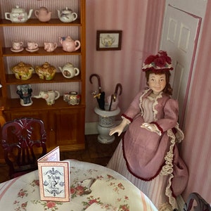 Miniature English TEA ROOM MENUS - Dollhouse 1/6 1/12 1/24 1/48 ...