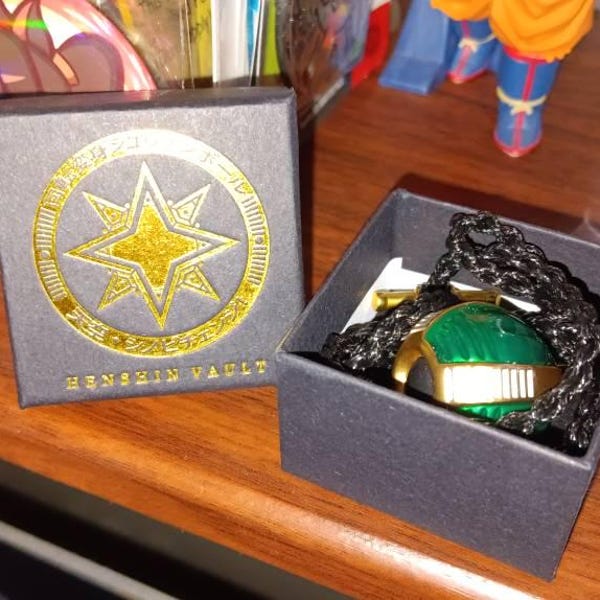 Power Rangers Ninja Storm Metal Amulet Gift for Green Ranger Samurai ...