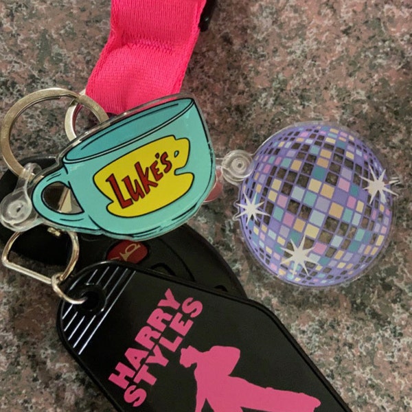 Disco Ball Acrylic Keychain | Customizable Keychain | Bridesmaids Gift ...