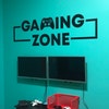 Gaming Zone Video Game Controller Wall Decal, Gaming Room Decor, Vinyl ...