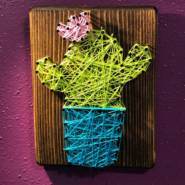 DIY Cactus String Art Kit - Etsy