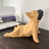 Pokémon Squirtle Papercraft Template, Abstract Low Poly 3D Origami ...