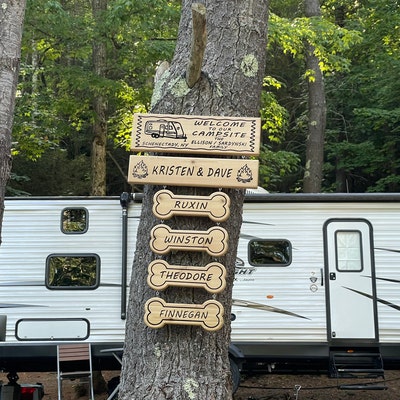 Outdoor Wood Sign Custom Camp Sign Personalized Camping Sign - Etsy