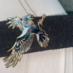 Crow Hard Enamel Pin - Etsy