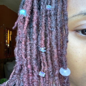 Set of 2 Cowrie Loc Cuffs 11-12 Mm Loc Jewelry Dread Cuffs - Etsy