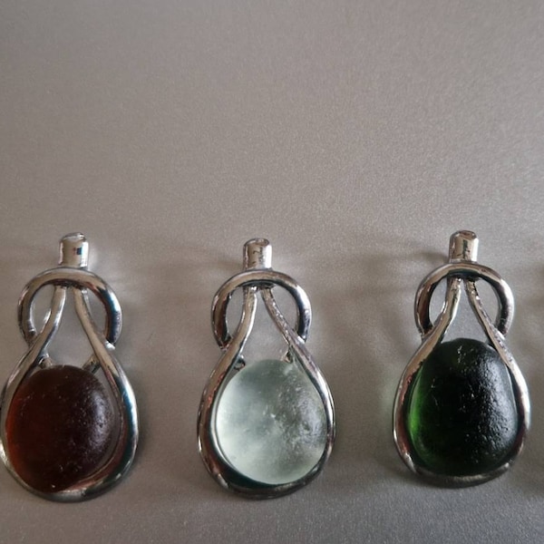 Sterling Silver 925 Pendant Bails, 5 Glue on Bails Roll Top, Tube Top ...