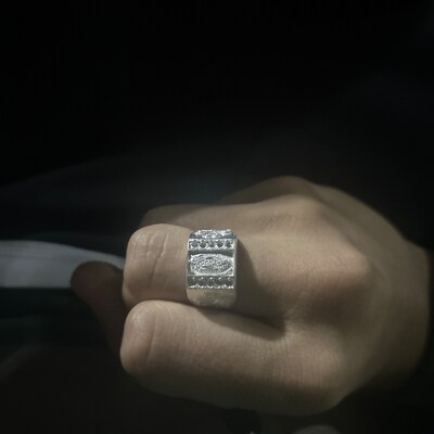 Quetzalcoatl Aztec Kukulkan Mayan Ring Solid Silver 925 / Azteca Maya ...