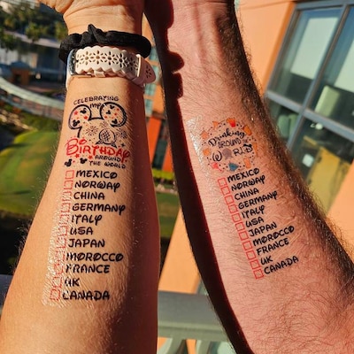 Drinking Around the World Tattoo-food & Wine Festival-epcot World ...