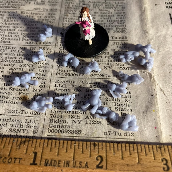 Dark Age Village Miniature Set Dnd Dungeons and Dragons Town Miniatures ...