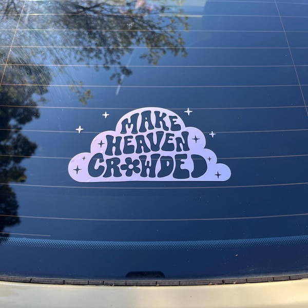 Retro Religious Car Vinyl Decal - Religious Car Window Decal Sticker ...
