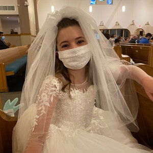 First Communion Purse, Bright White Satin Purse, Flower Girl, Church ...
