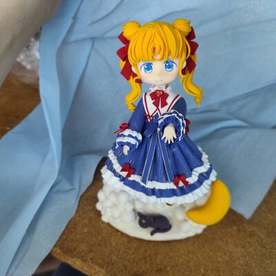 Yanfei Genshin Impact Chibi Figure Handmade Doll Anime - Etsy España