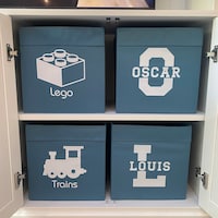 Toy Storage Decals Toy Labels Toy Box Stickers Self-adhesive ...