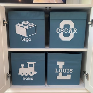 Toy Storage Decals Toy Labels Toy Box Stickers Self-adhesive ...