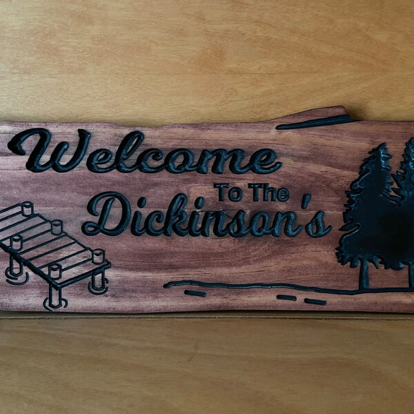 Cottage Sign | Custom Cottage Sign | Wood Cottage Sign | Anniversary ...