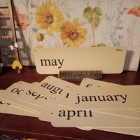 FARMHOUSE Flash Cards LARGE Vintage Inspired Word Flashcard SET of 8 ...