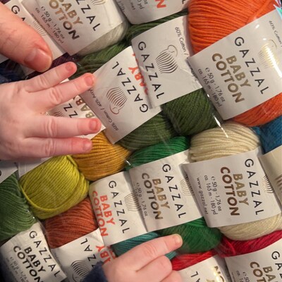 Gazzal Baby Cotton, Cotton Yarn, Knitting Yarn, Crochet Yarn, Baby Yarn ...