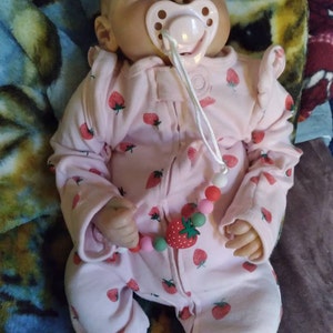 Mushroom Pacifier Clip - Etsy