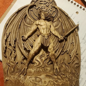 Asmodeus, Greek Statue, Asmoday, Asmodeus Statue Greek Mythology Demon ...