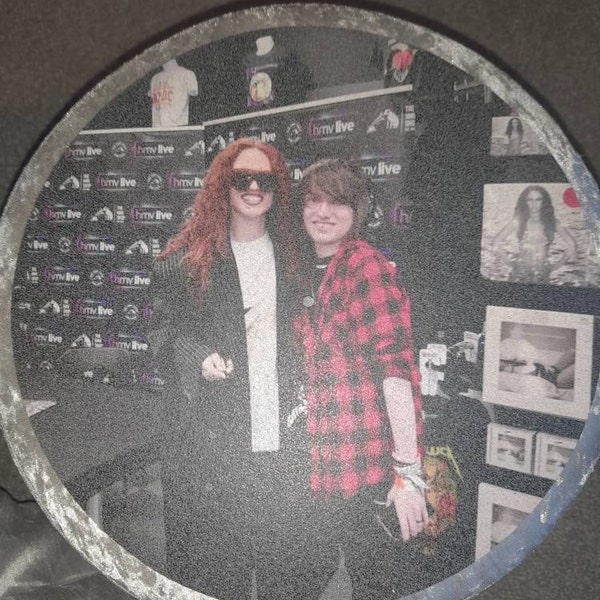 Custom Printed Your Photo Record Player Slip Mat Turn Table DJ Slip Mat ...