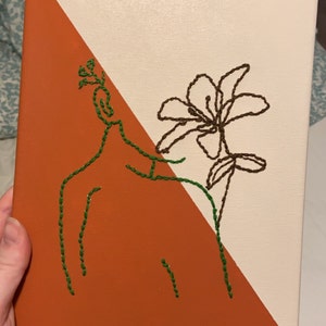 Fine Line Abstract Print Flower Art Abstract Art Boho - Etsy