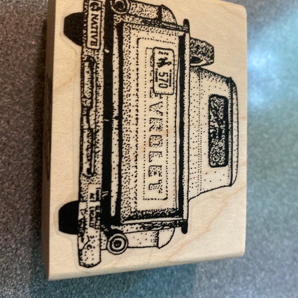 Chevy Truck RUBBER STAMP, Truck Stamp, Pickup Truck, Travel Stamp ...