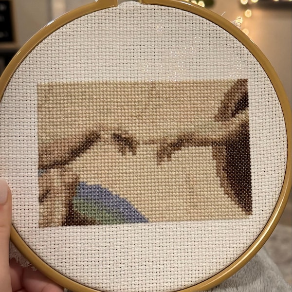 Subversive Cross Stitch Pattern, Sarcastic and Ironic Text, Flower ...