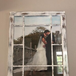 16x20 Wedding picture frame Antique Styled window frame | Etsy