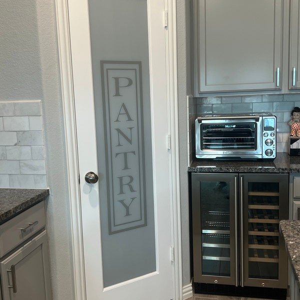 Pantry Vertical Decal Vinyl Sticker Kitchen Decor Pantry Sticker Pantry ...