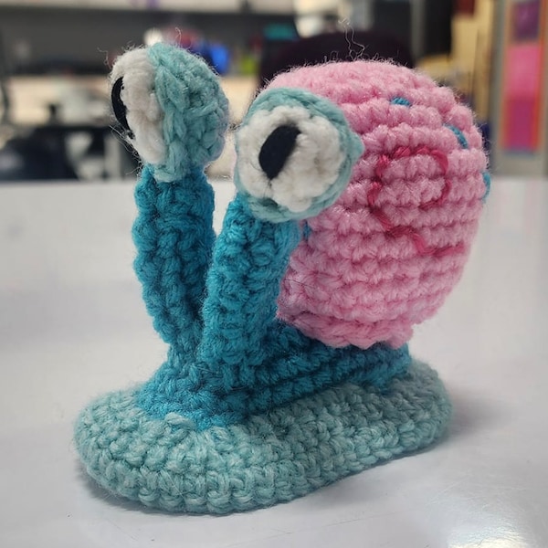 Snail Crochet Pattern. Pattern in English Instant Download, PDF Crochet ...