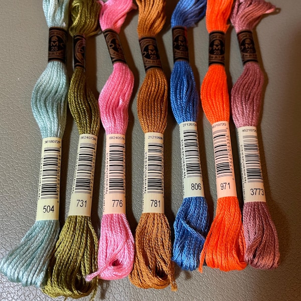 Discontinued DMC Flosses Art. 117, Dmc Threads, Dmc Cotton Floss, Dmc ...