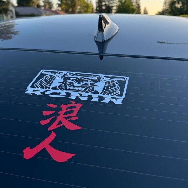 Angry Anime Popping Vein Vinyl Decal Sticker JDM Manga Comic Car Window ...