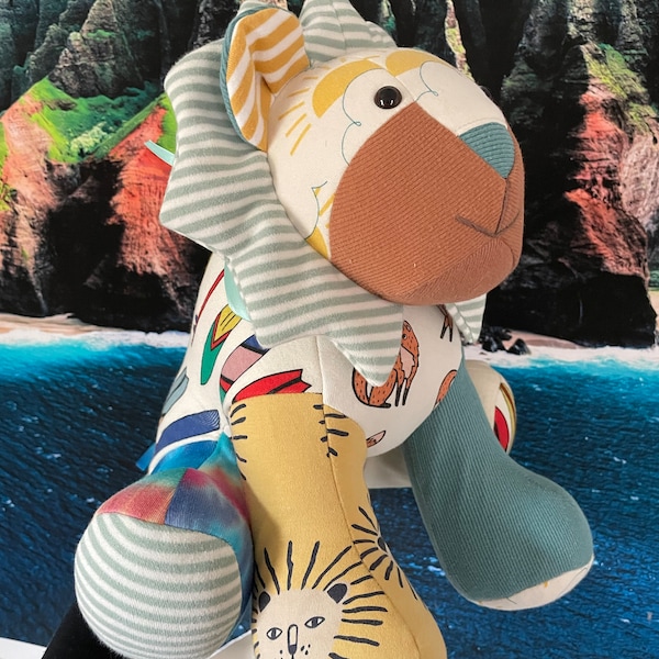 Personalized Keepsake Memory Soft Lion Toy,custom Teddy Bear ,keepsake ...