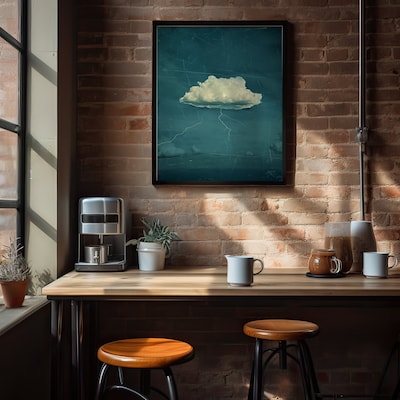 Vertical Frame Mockup, Bar Mockup, Poster Mockup, Pub Frame Mockup ...